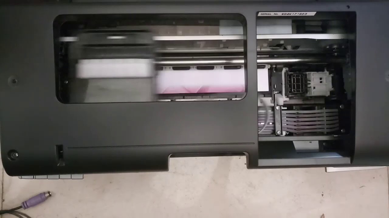How inkjet printers work | Printing Process of Epson L805 - YouTube
