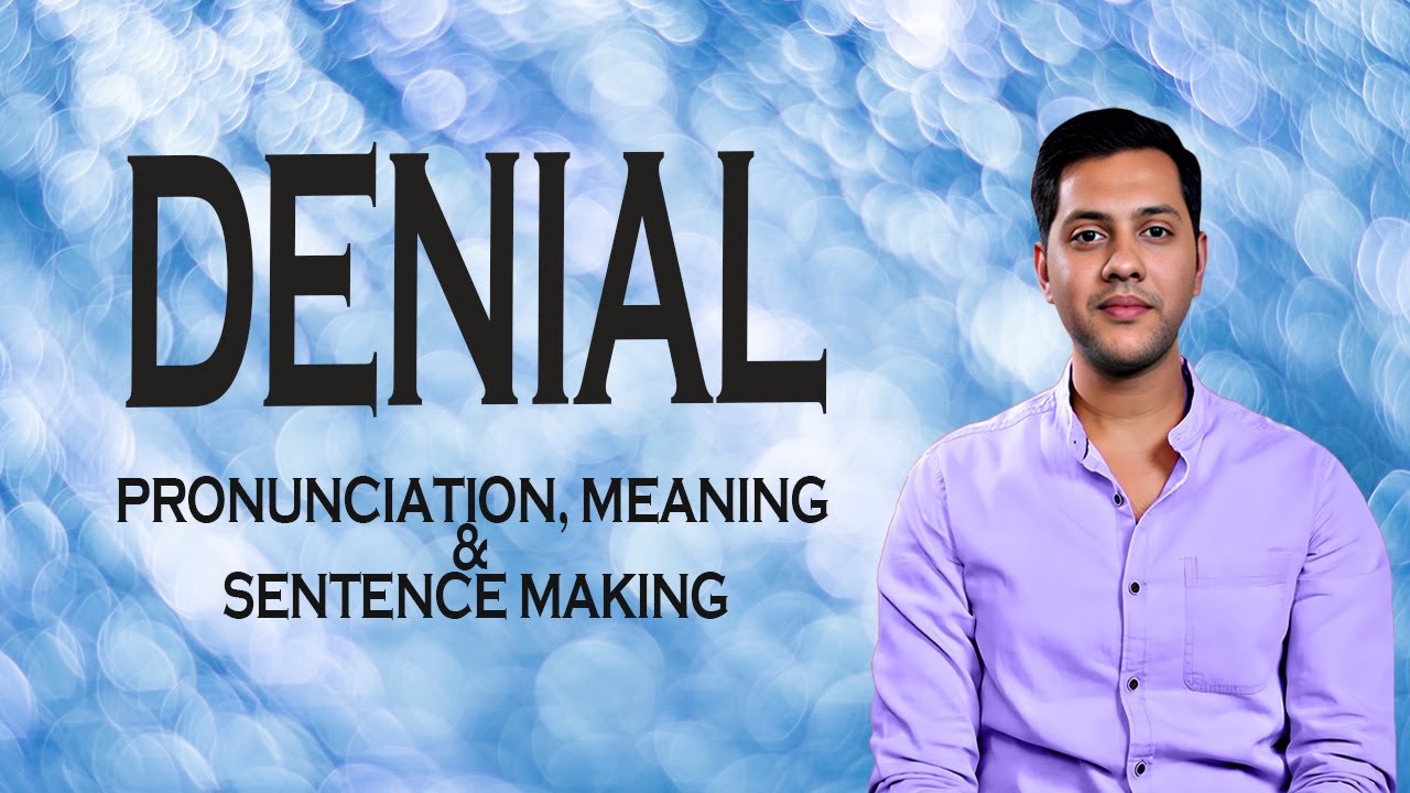 Denial - Meaning & Pronunciation Word World Audio Video Dictionary ...