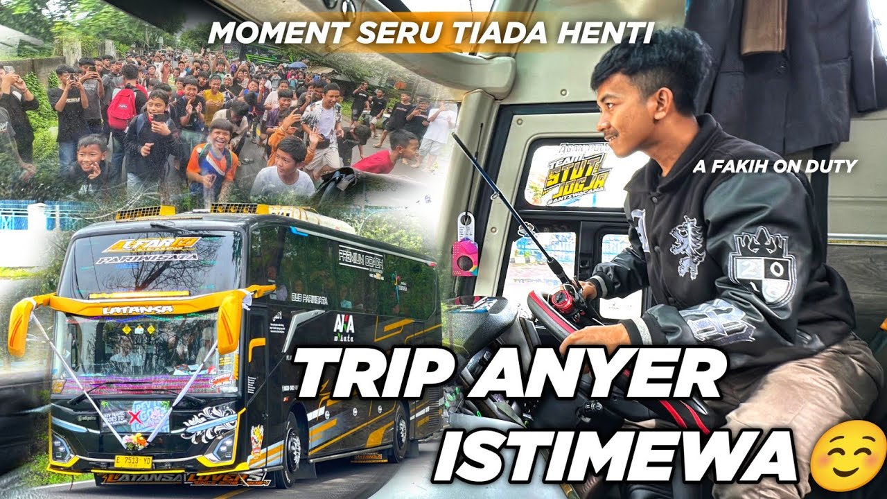 TRIP ISTIMEWA SELALU ADA CERITA‼️ TRIP ANYER SERU NAIK BUS AKA WISATA ...