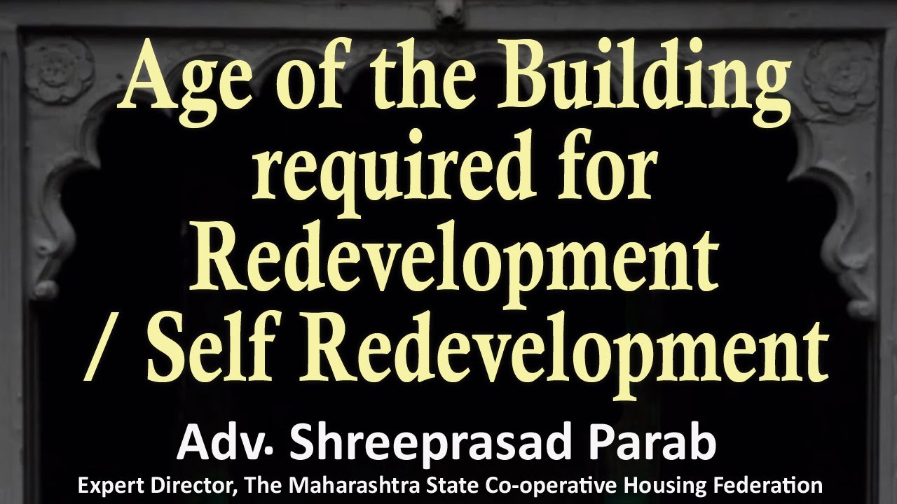 Age of the Building required for Redevelopment / Self Redevelopment - YouTube