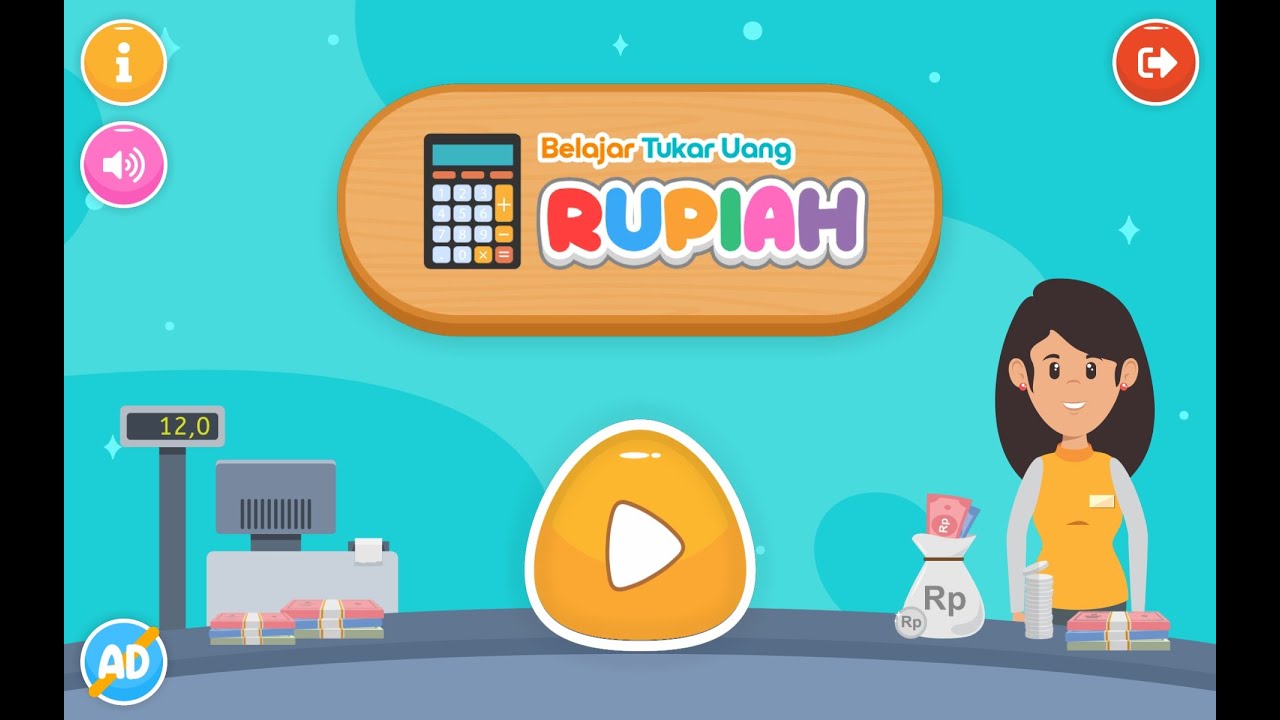 Media Pembelajaran Anak Game Edukasi Belajar Tukar Uang Rupiah | Game ...