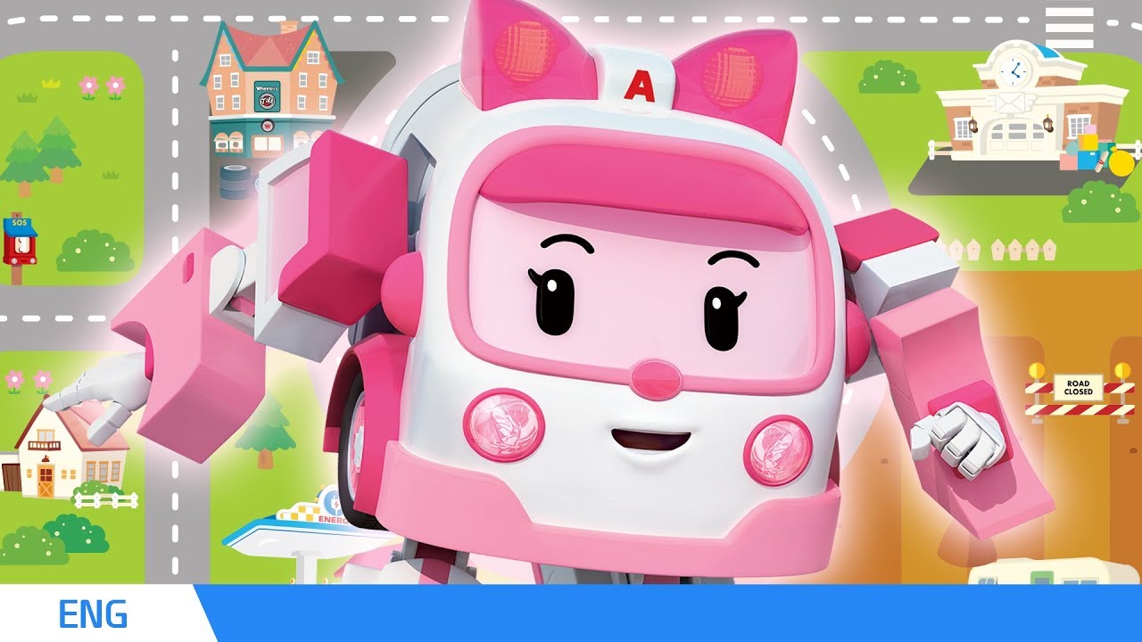 Amber`s Broomstown Trip | Poli Animation | Robocar POLI TV - YouTube