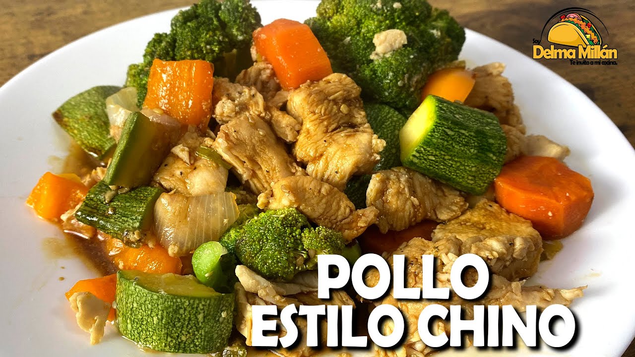 Como Hacer Pollo con Vegetales Estilo Chino | Receta Fácil y Deliciosa ...