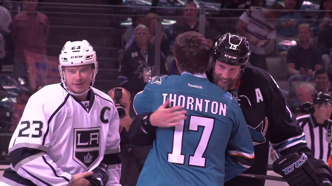 Scott Thornton: Ceremonial Puck Drop - YouTube