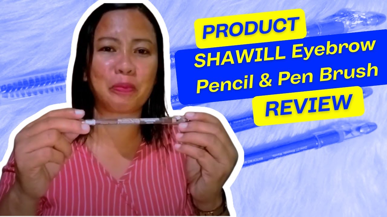 SHAWILL 2 in 1 Eyebrow Pencil and Pen Brush with razor | Makeup Review ...