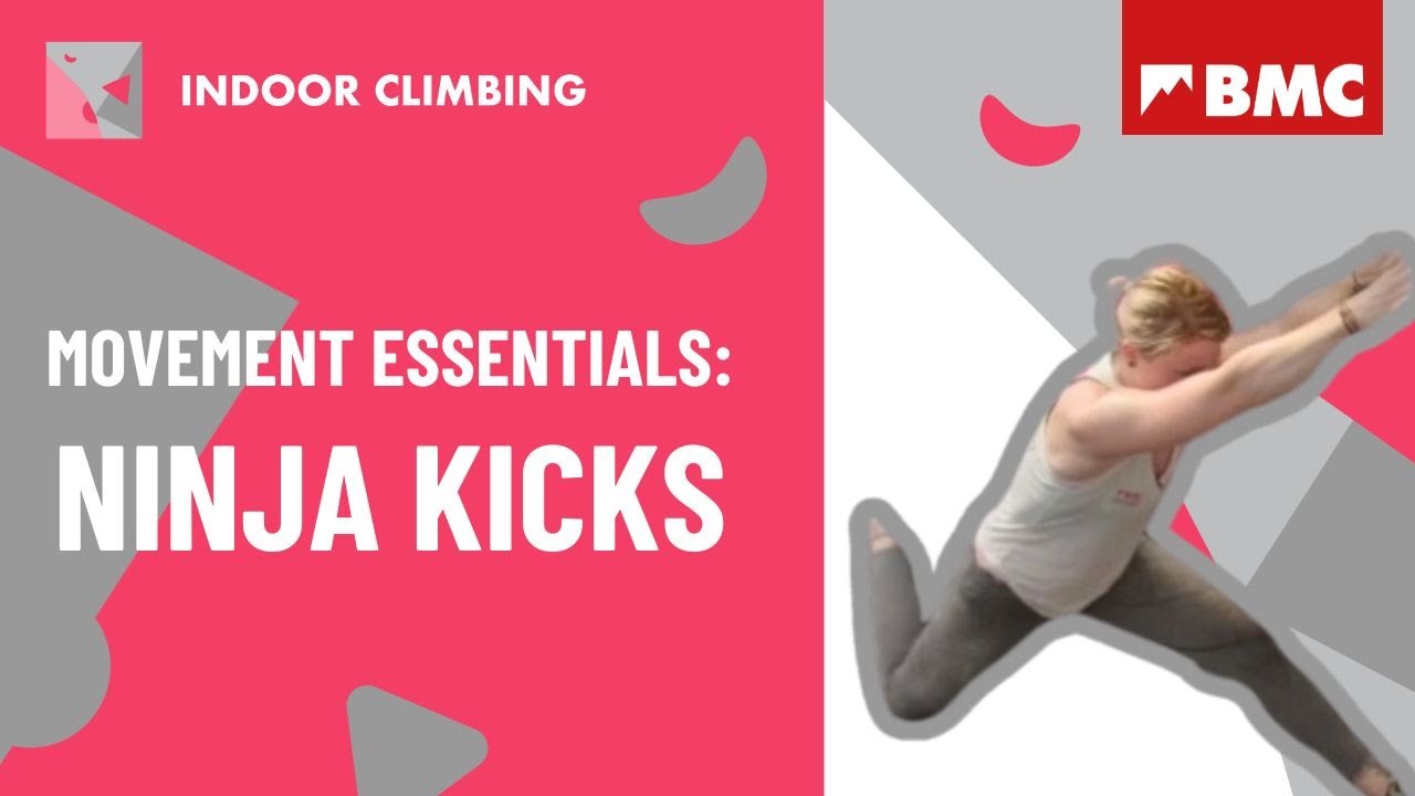 How to do a ninja kick when climbing - YouTube