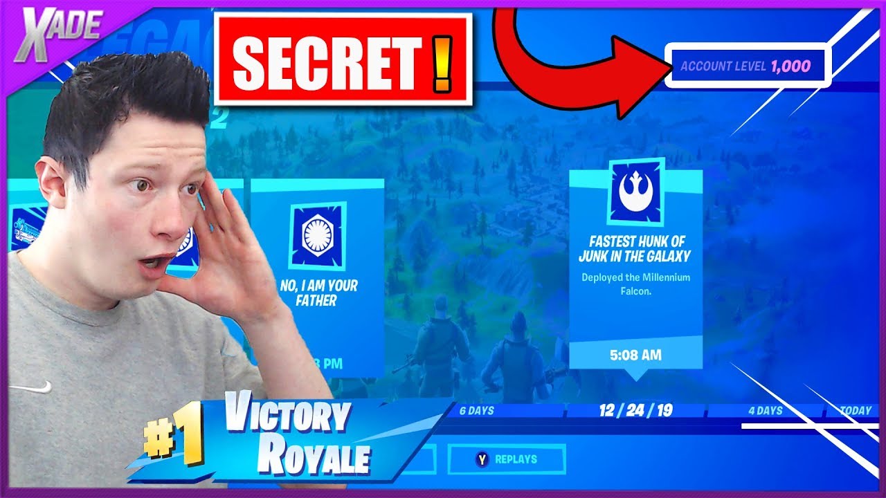 Getting to level 1,000 on FORTNITE! - YouTube