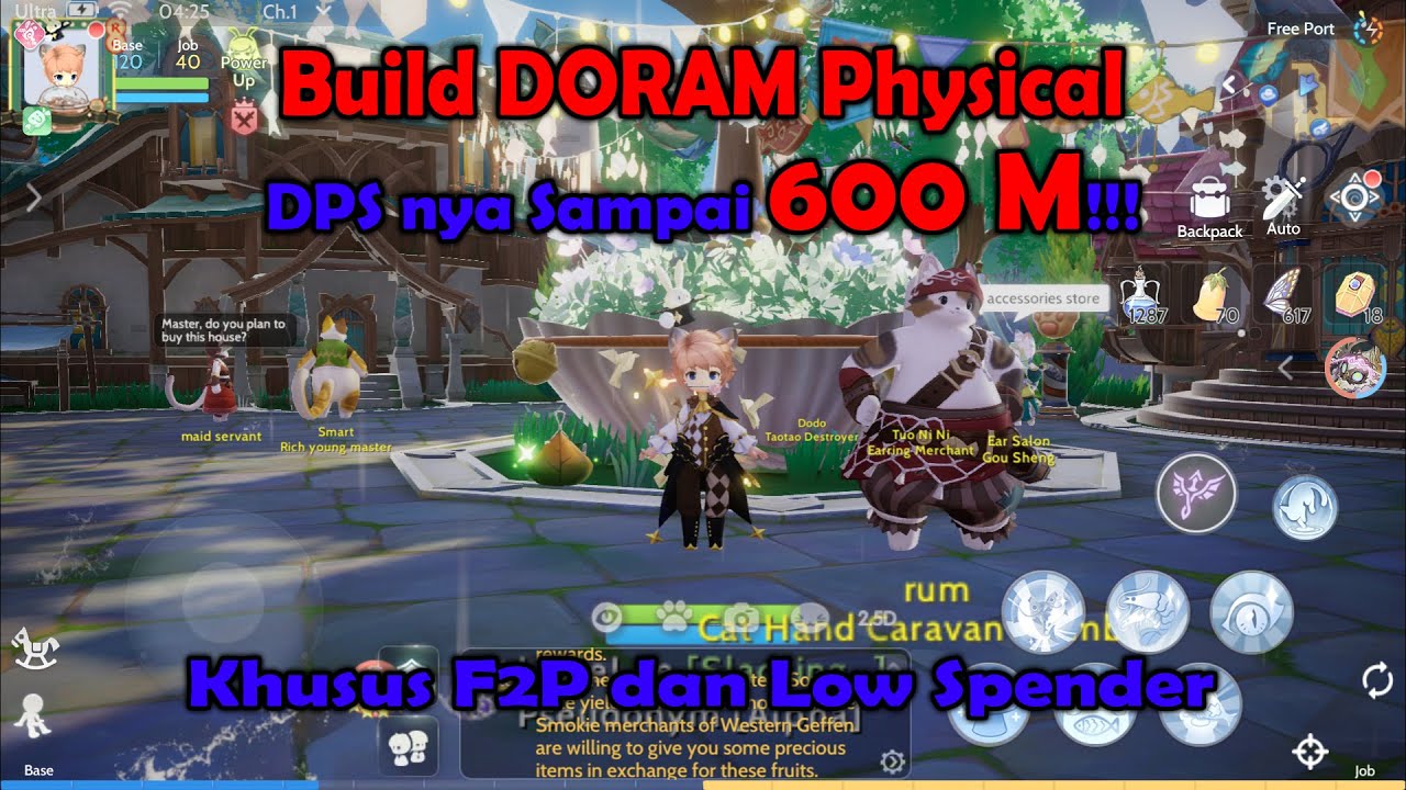 Build Doram Physical F2P Lengkap - Ragnarok Origin Global - YouTube