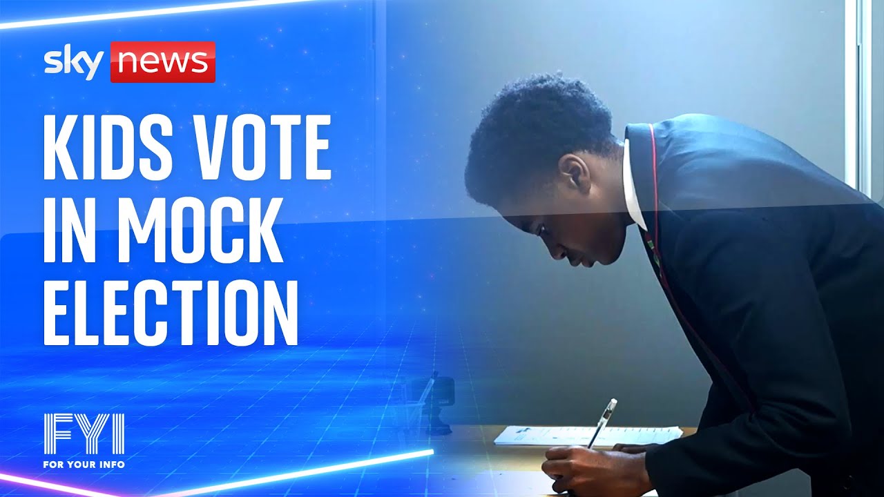 FYI: Kids cast their votes in a mock general election - YouTube