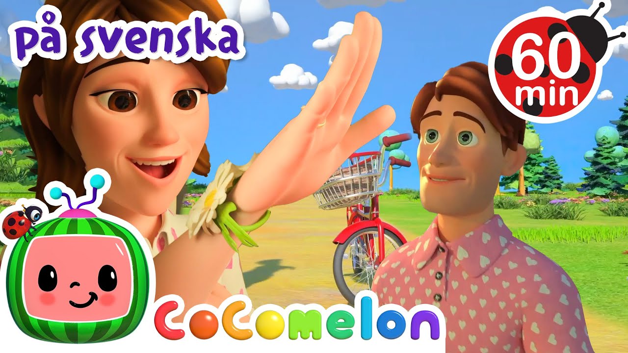 Daisy Bell (Cykel Byggd för Två) | Sånger för Barn | CoComelon Svenska ...