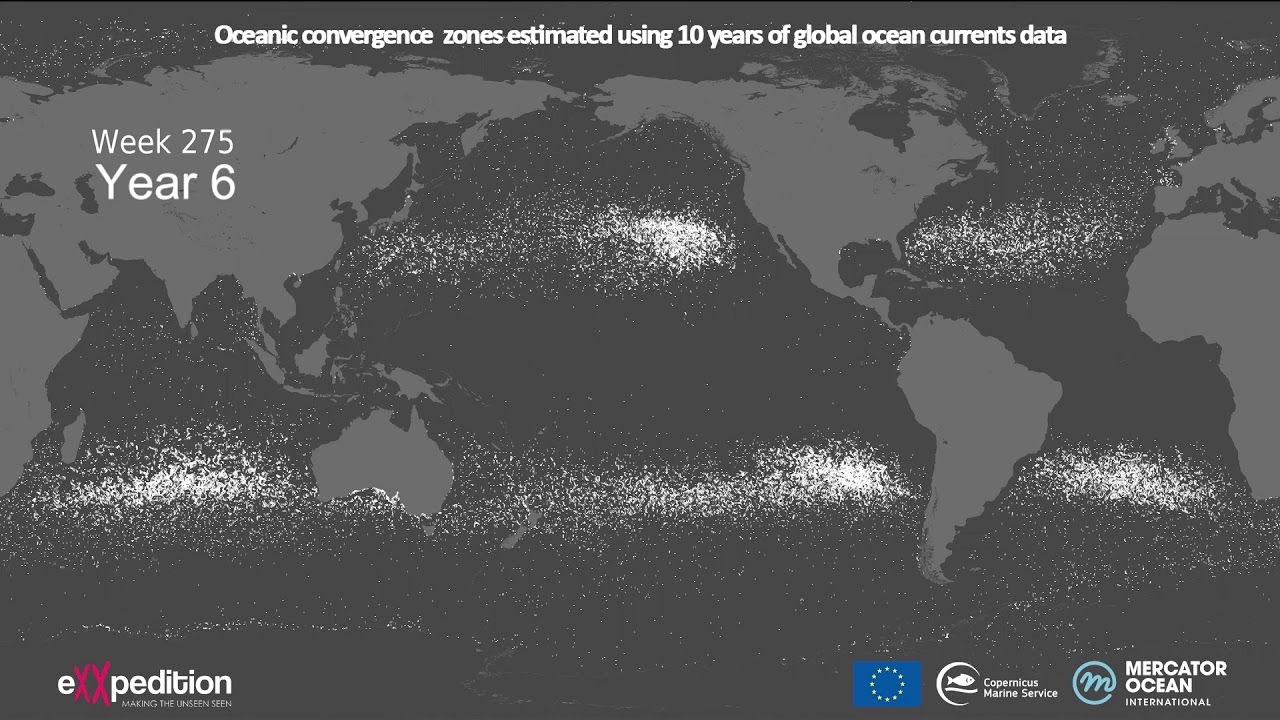 Copernicus Marine Service: ocean convergence zones - YouTube