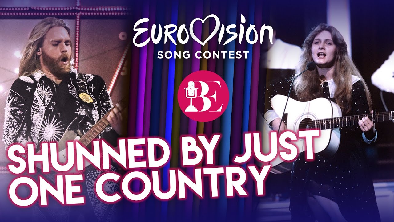 Eurovision: Entries getting points from every country but one! - YouTube
