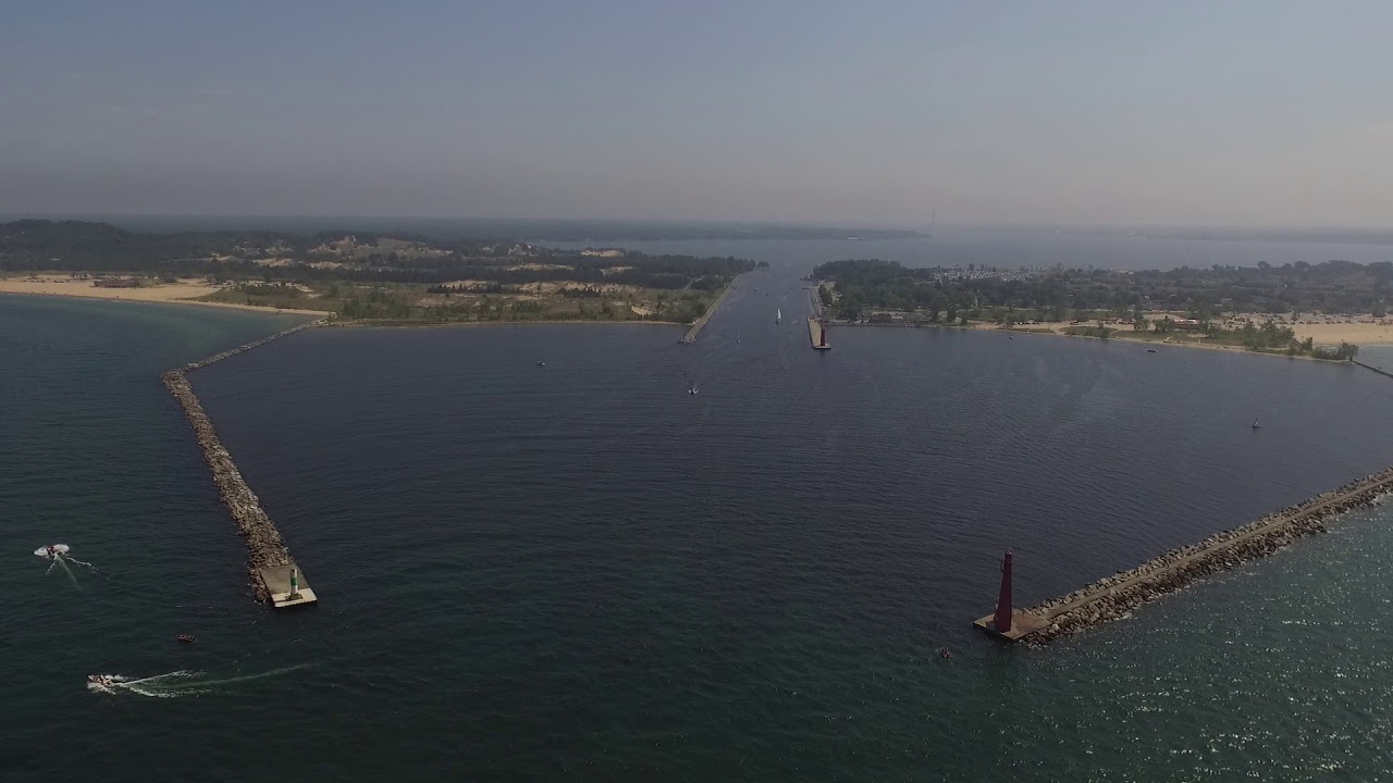 Muskegon Lake Inlet - YouTube