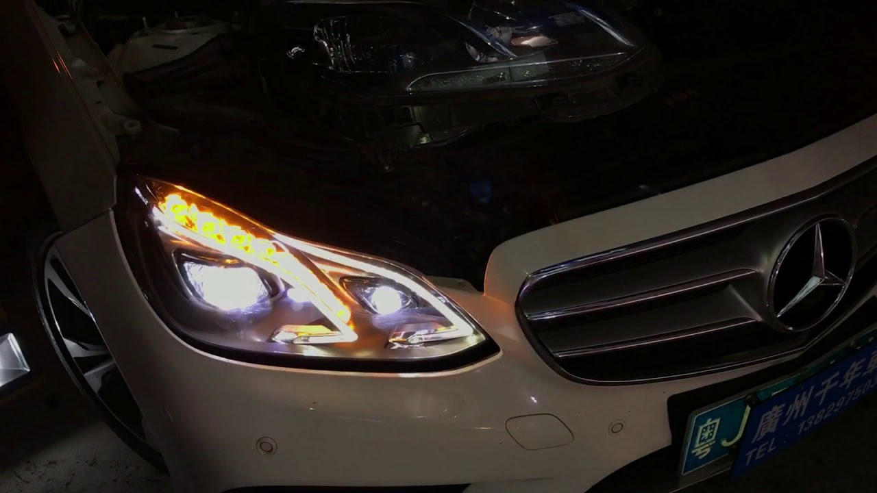 w212-e250 / Mercedes-Benz E63 halogen headlamp upgrade upgrade LED ...