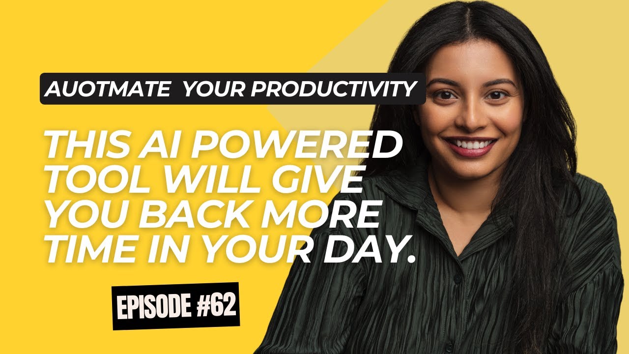 How to be More Productive Using the #1 AI Tool with Denzil Eden - YouTube