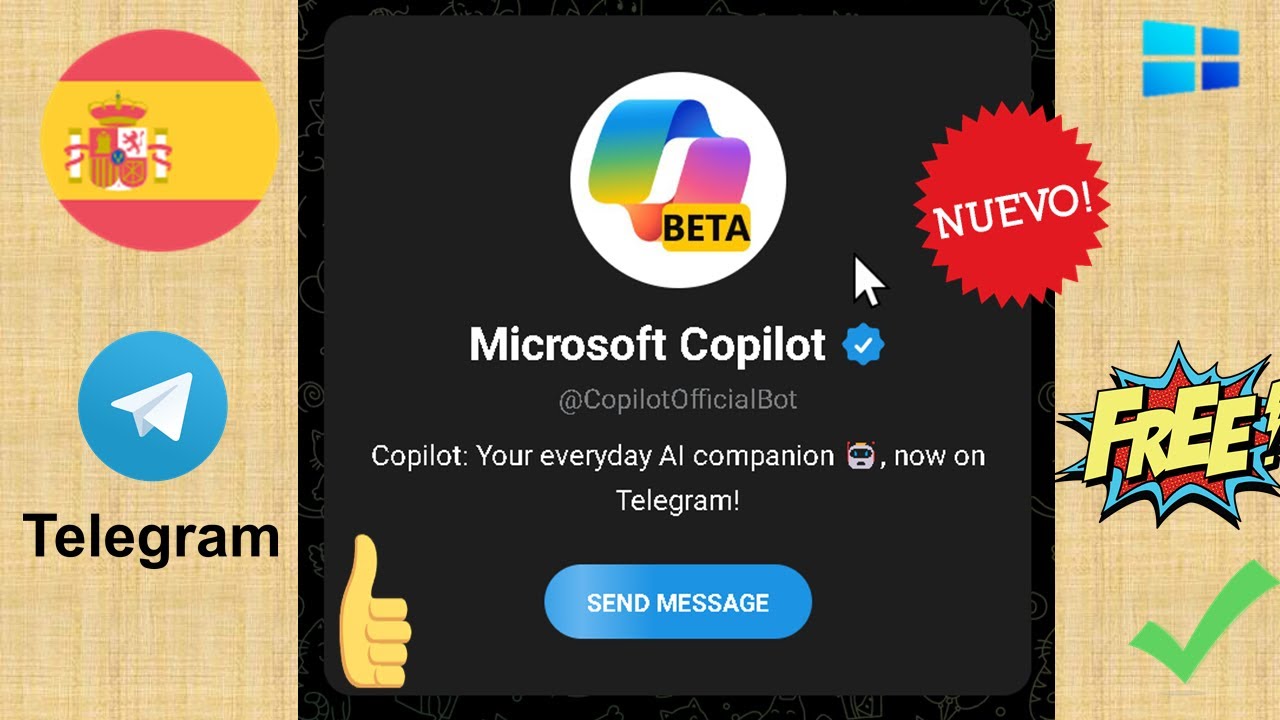 El Bot oficial de Copilot para Telegram 🎯 - YouTube