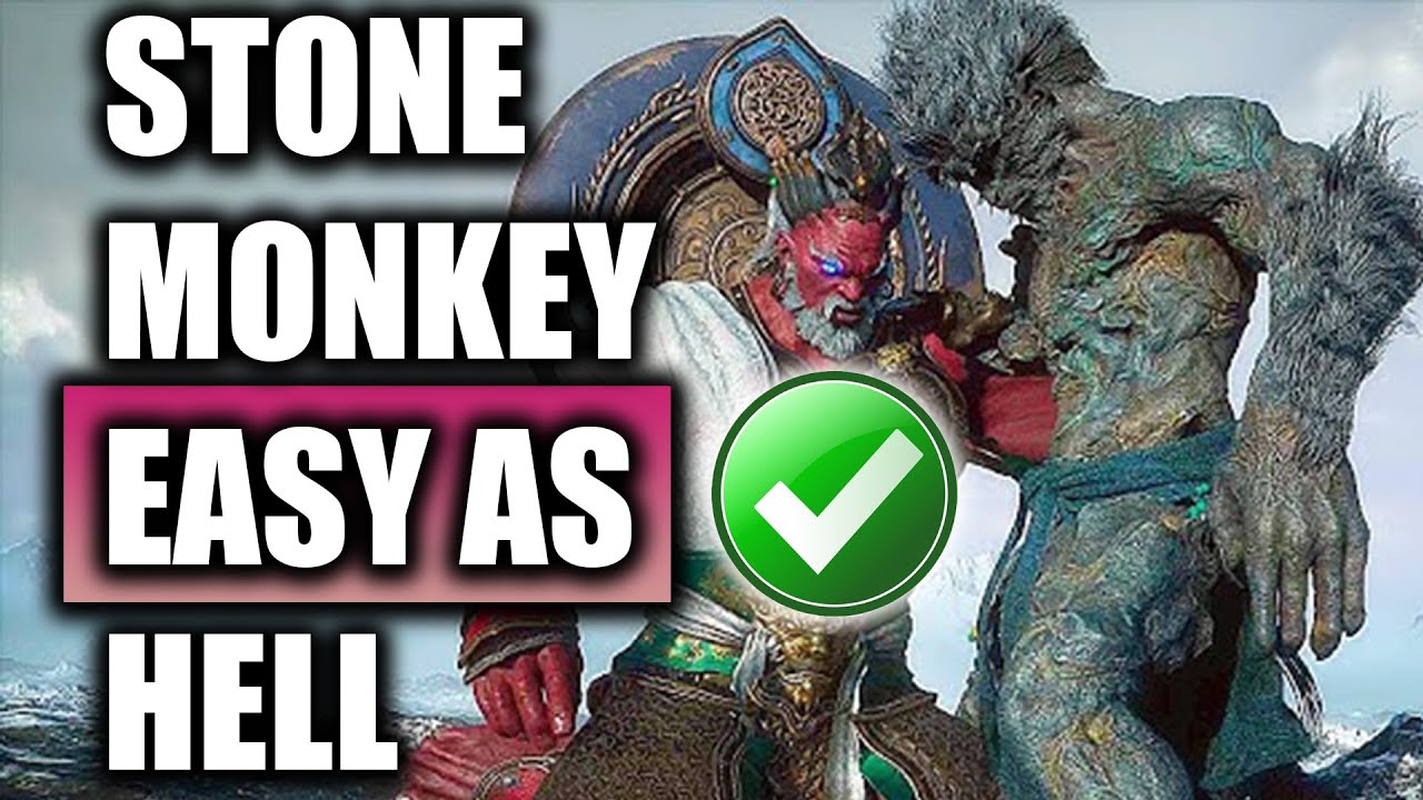How To Defeat The Stone Monkey LAUGHABLY EASY Guide l Black Myth Wukong ...