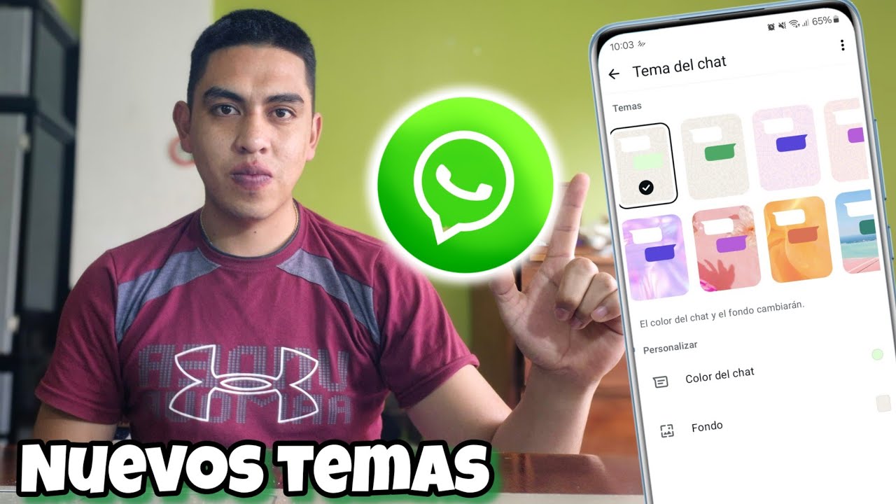 ACTIVA LOS NUEVOS TEMAS DE WHATSAPP en Android y iPhone Chat de colores ...