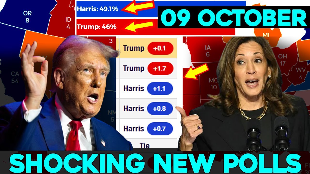 Surprising! 2024 Election Map Based On The Newest Polls In ALL 50 ...