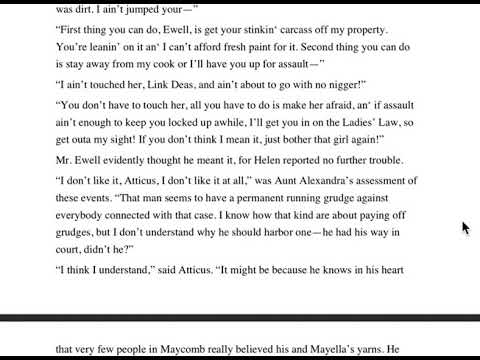 Chapter 27 TKAM - YouTube