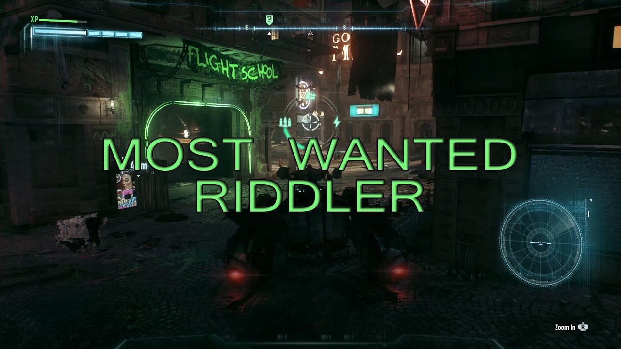 Batman: Arkham Knight - Flight School and Intro to Physics Riddler's ...