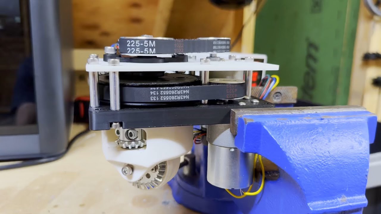 First Ever Swerve Drive Test (Version 0.4) - YouTube