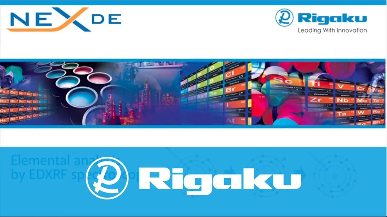 Rigaku NEX DE High-performance EDXRF Spectrometer - YouTube