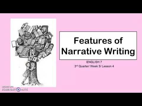 ENG7 L4 Features of Narrative Writing - YouTube