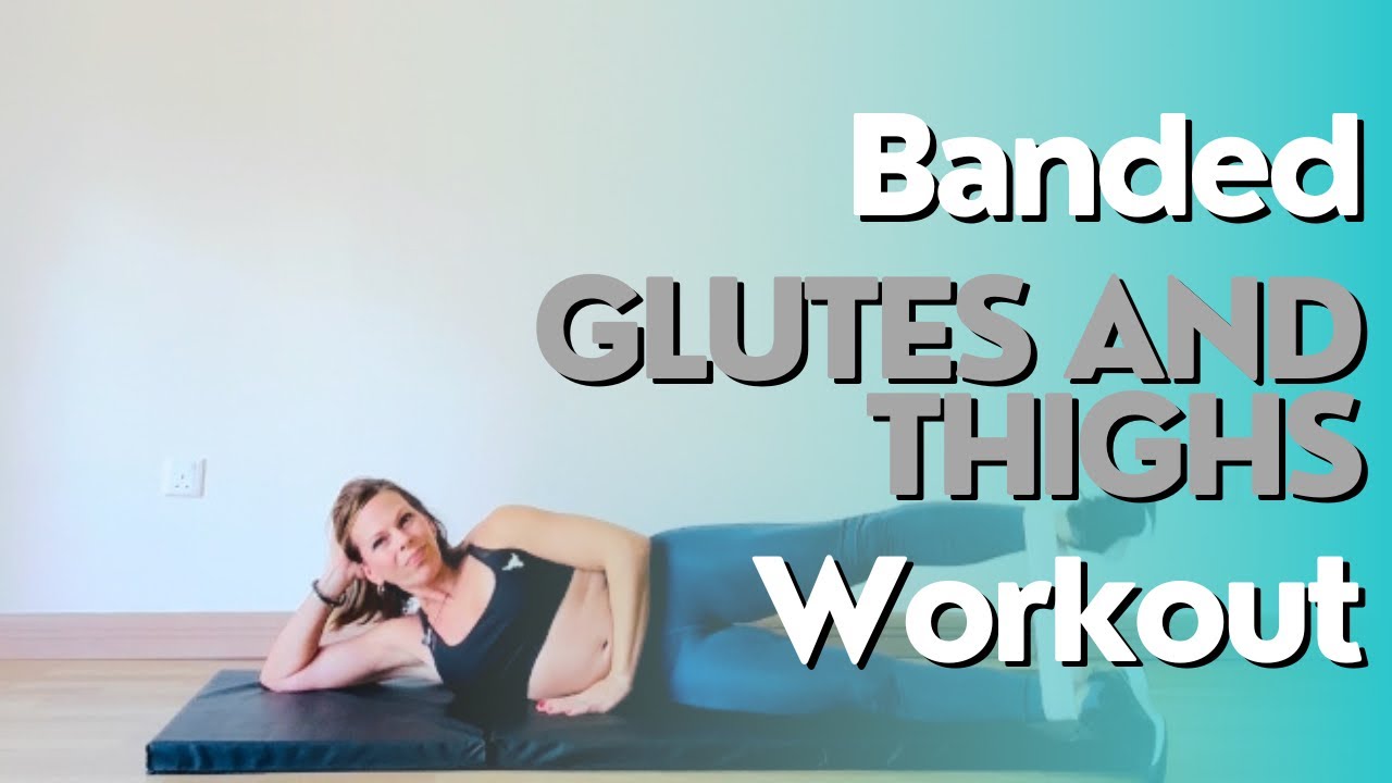Banded Glute and Outer Thigh Workout (20-minutes) - YouTube