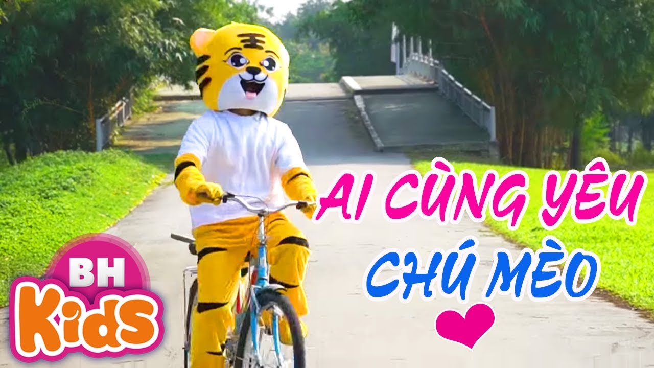 Nhà em có con mèo chú mèo kêu meo meo ♫ Nhạc Thiếu Nhi Ai Cũng Yêu Chú ...