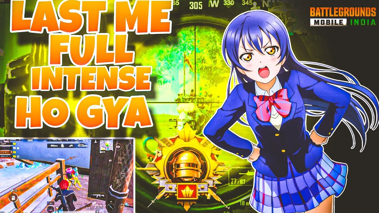 LAST ME FULL INTENSE HO GYA BGMI SQUAD GAME PLAY - YouTube