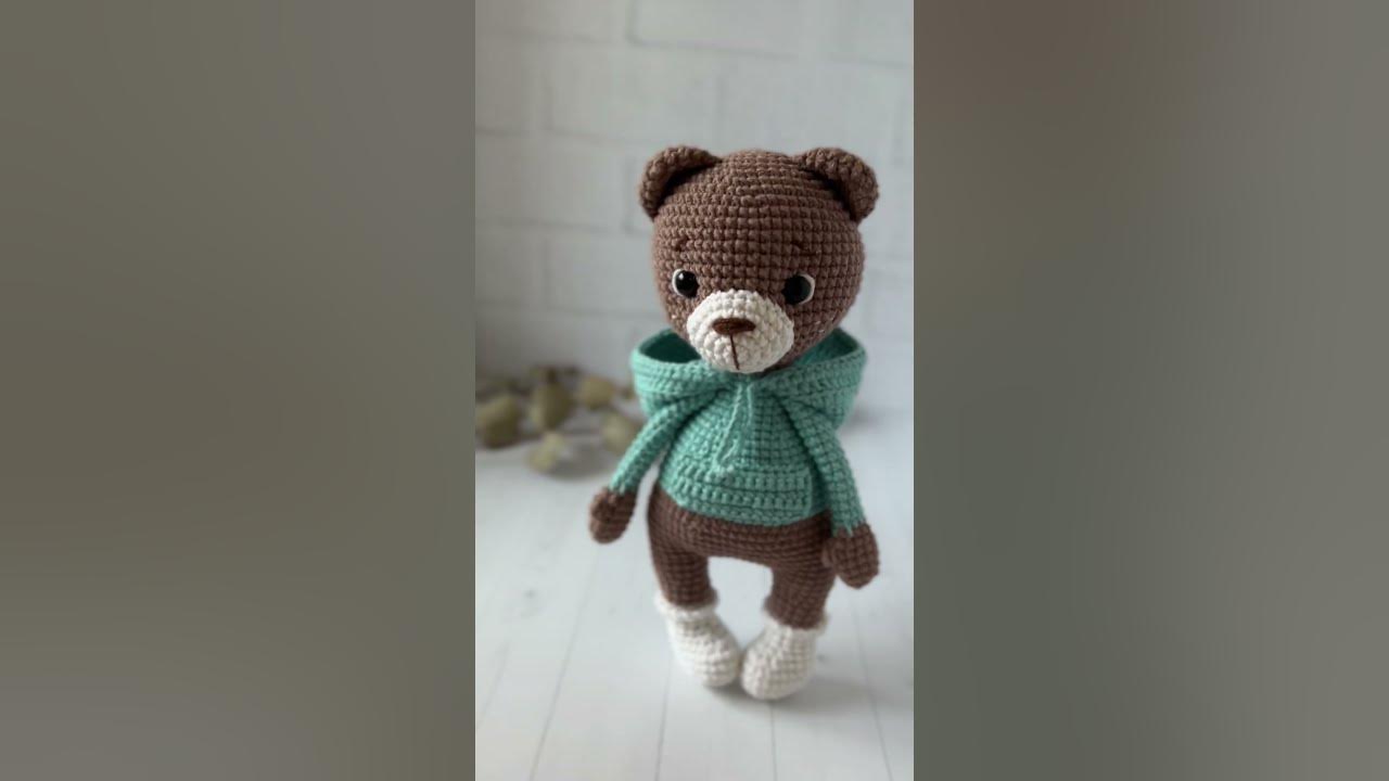 Мой мишка в худи 💗 Моя авторская игрушка, МК можно приобрести в группе ...