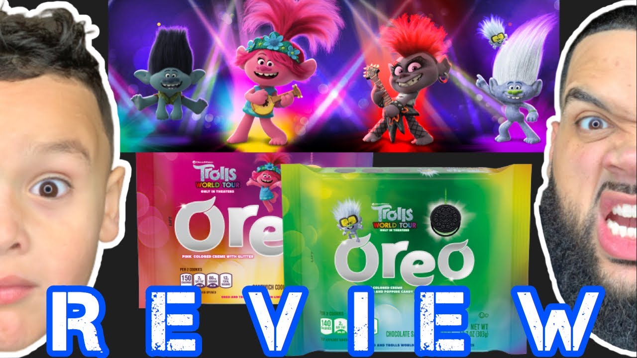 Trolls World Tour Oreo Taste Test Review! - YouTube