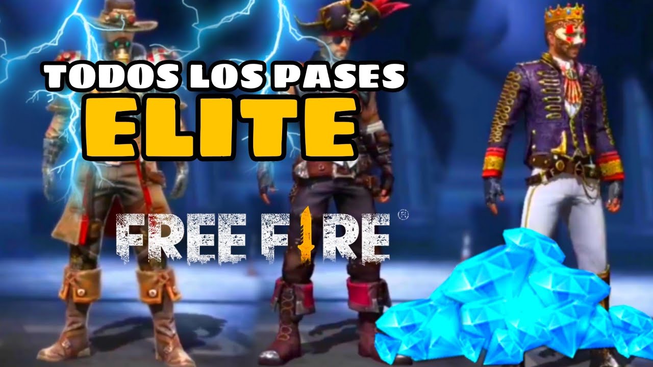 TODOS LOS PASES ELITE DE FREE FIRE (S1 -S47 - YouTube