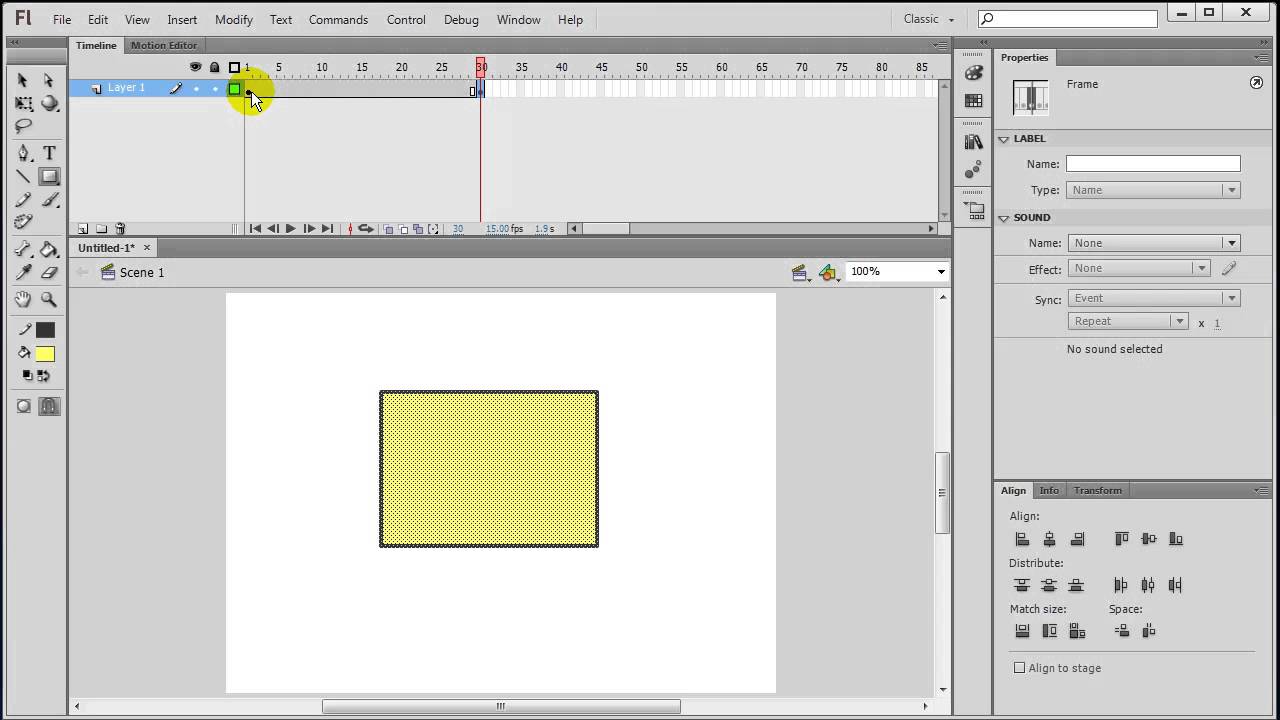 Introduction to the Flash Timeline - YouTube