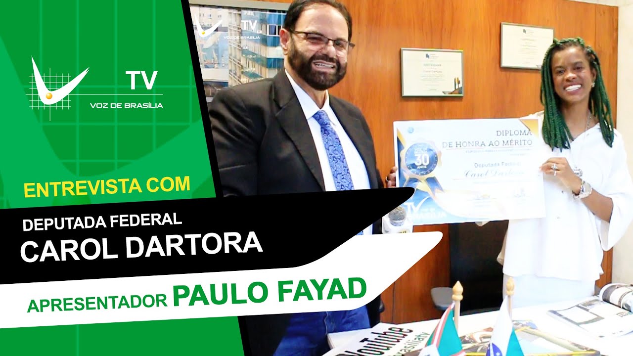 Entrevista com a Deputada Federal Carol Dartora | Apresentador Paulo ...
