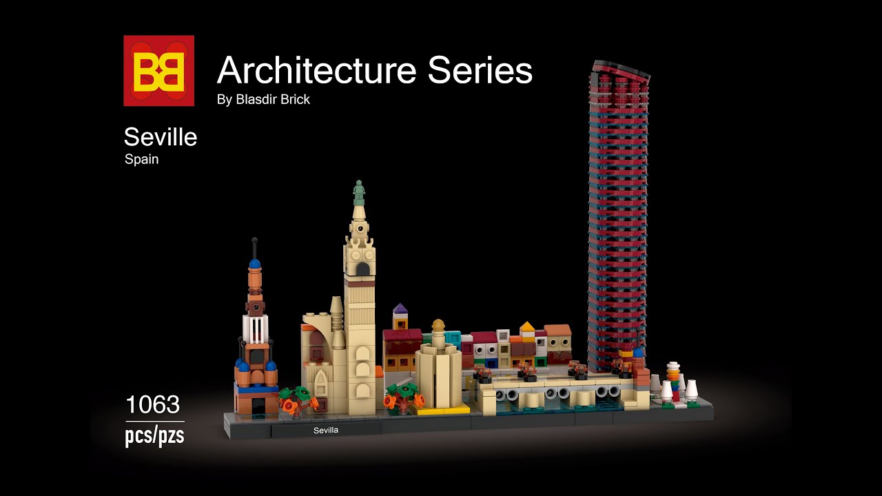 Seville Skyline Architecture Series for Lego - YouTube