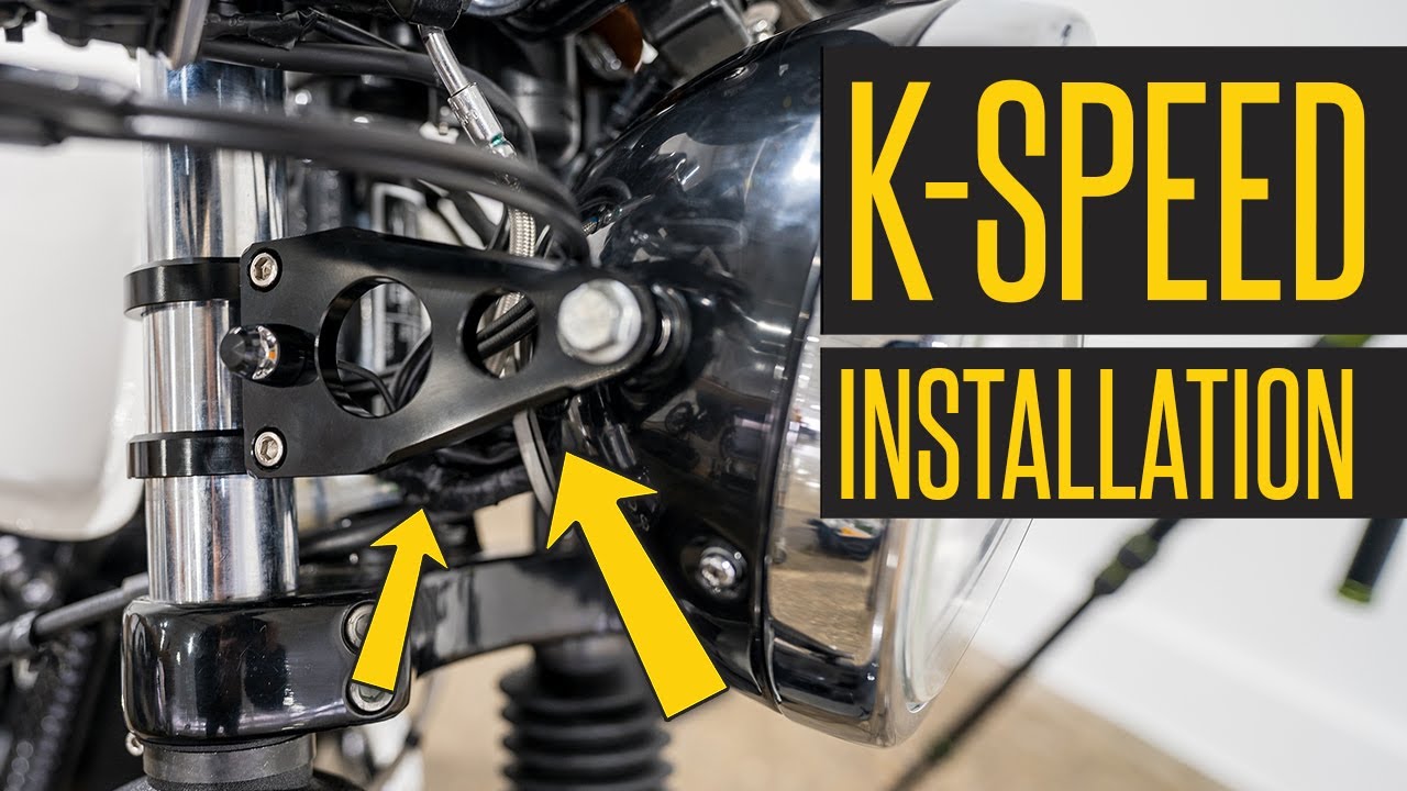Installing the K-Speed Headlamp Bracket on my 2019 Royal Enfield ...
