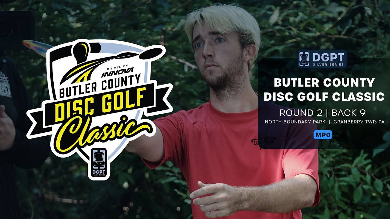 Round 2, Back 9 | MPO Shot-by-Shot Coverage | Butler County Disc Golf ...