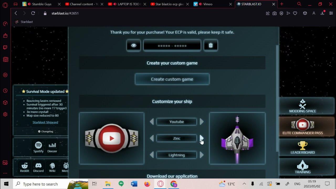 My Starblast.io ECP - YouTube