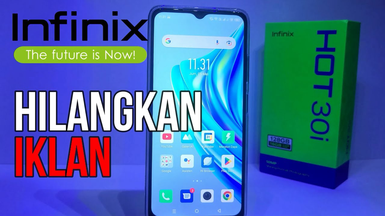 Cara Menghilangkan Iklan di HP Infinix Hot 30i - YouTube