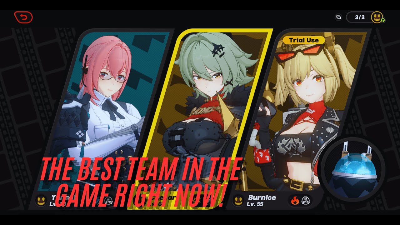 Yanagi x Burnice x Caesar | Best team! Strong and easy to use for ...