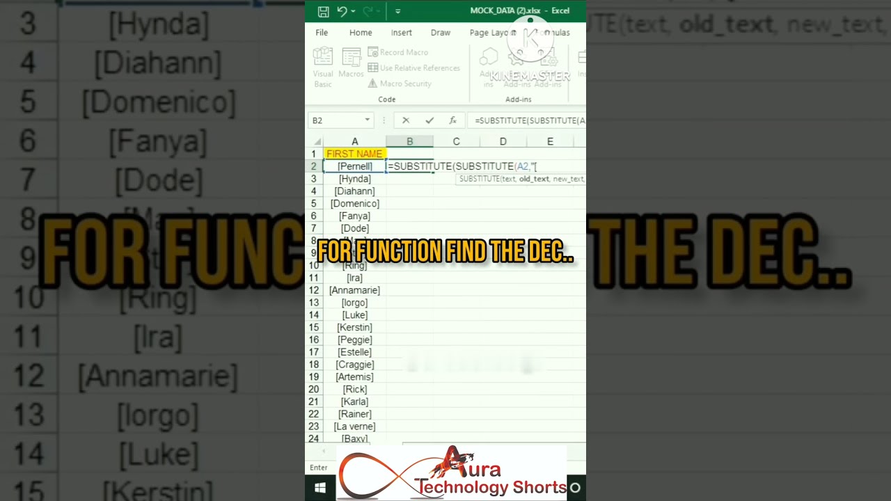 How To Remove Brackets In Excel shorts viralshorts viralreel How To Remove Brackets In Excel shorts viralshorts viralreel
