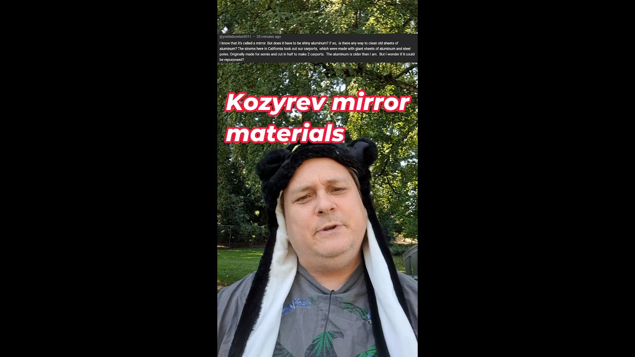Materials and Info for the Kozyrev Mirror - YouTube