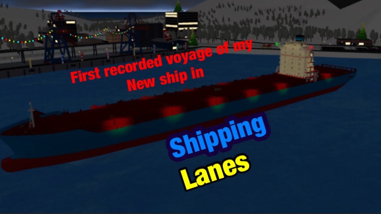 The first recorded voyage of my new ship in shipping lanes - YouTube