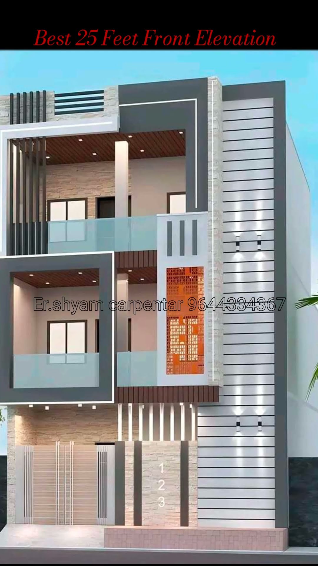 || BEST front 25 Feet elevation || #elevation #housedesign #home # ...