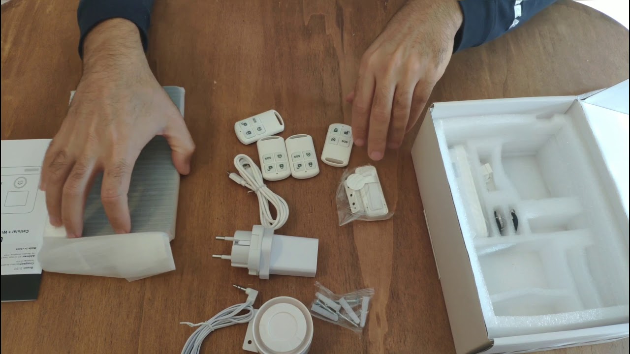 Alarm System D1D9 Wi-Fi GSM RFID - Amazon Choose - YouTube