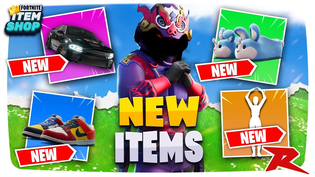 🔥 NEW Hellcat Car in Fortnite + MUST-SEE, New Emote & Kicks in the Item ...