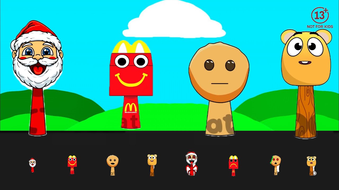 NEW SPRUNKI ! Sprunki OC: Goo Goo Gaga, Mcdonalds, Squeak, Cookie Soap ...