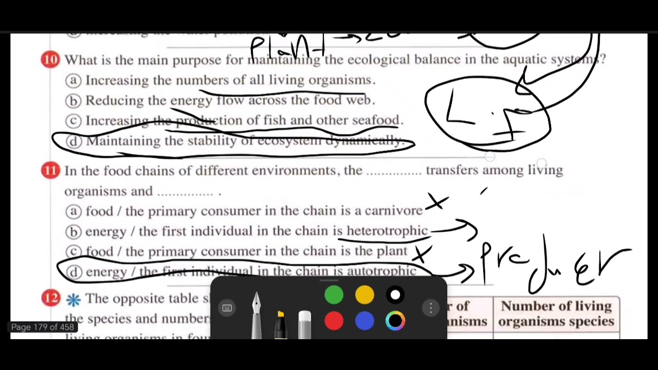 حل كتاب المعاصر integrated science chapter 1 lesson 10 senior 1 first ...